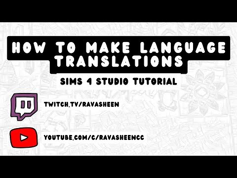 How To Translate Strings in Sims 4 Studio Tutorial