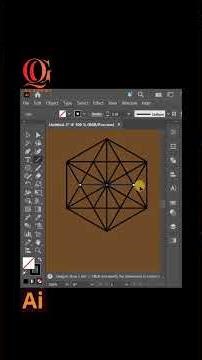 Easy Islamic Geometric Pattern Design in Illustrator 🕌✨| Quirky Graphic Academy