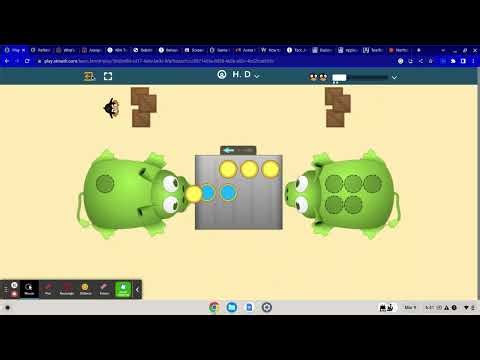 ST Math - 2nd Grade - Objective 13 (Two Step Situations) - Pie Monster - Level 3 PM and Level 4 PM