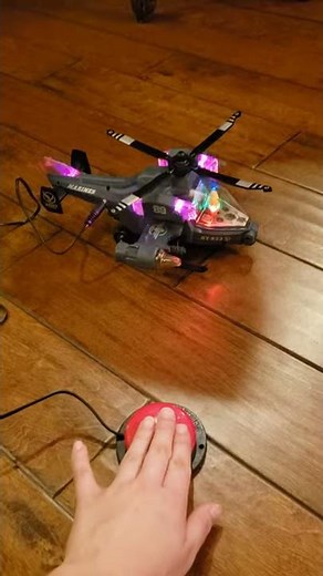 Switch Adapted Camo Copter Bump n Go toy