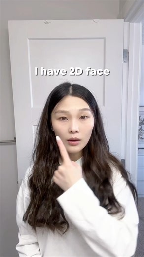 Hair puff trick to save 2D face💥