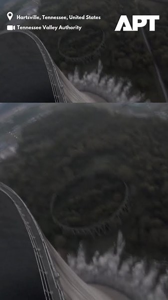 Watch: Massive Nuclear Cooling Tower Collapses in Epic Controlled Implosion in Tennessee | APT