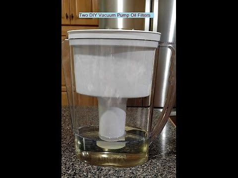 2 DIY Vacuum Pump Oil Filters Harvest Right Home Freeze Dryer