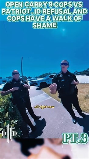 @publiccrybabies on Instagram: "Open Carry VS Cops (part 3) #fyp #viral #share #firstamendment #like #2ndamendment #police"