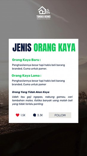 Rahasia Sukses: Jadilah Orang Kaya Berkualitas!