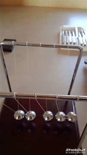 Energy Transfer | Newton’sCradle class 9 #NewtonsCradle#PhysicsExperiment#LawsOfMotion#Momentum