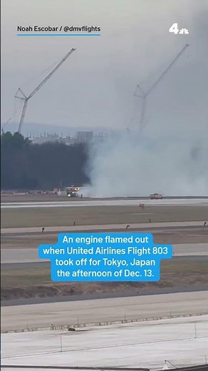 United flight engine failure forces emergency landing at Dulles | NBC4 Washington