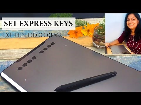 HOW TO SET EXPRESS KEYS IN DECO 01 V2 | How to set side buttons & pen mode | SHORTCUT KEYS | HINDI