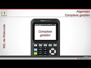 TI-84 Plus CE-T Complexe getallen
