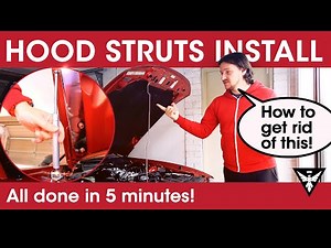 Hood Struts Install - Ford Mustang SN95 - Easy Job DIY