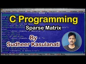 C Programming 22 - Sparse Matrix