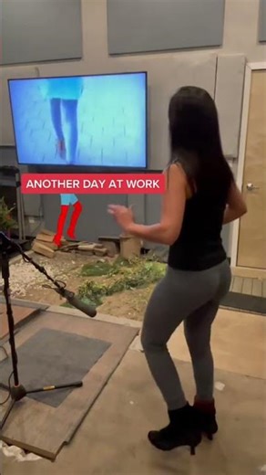 Another day at work… walking for movies 👣🎬 | Foley Artist BTS