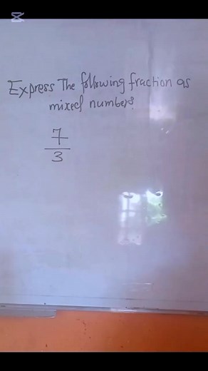 35 reactions | Conversion of improper fraction to mixed fraction. | Rabiu Abubakar Baba | Facebook