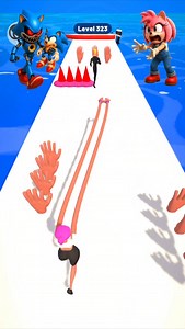 OMG! SONIC TRAPPED BY EVIL ROBOT AMY CRYING😨HAND RUN 3D! #shorts #gaming #youtubeshorts #games | MotionGamingff