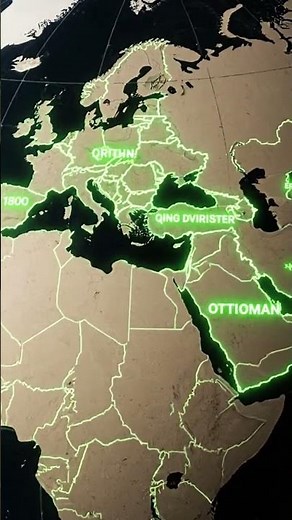The World in 1800 🌍 | Old Map of Empires vs Today | History Shorts