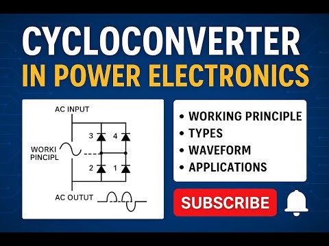 How Cycloconverter work: Full cycle explanation
