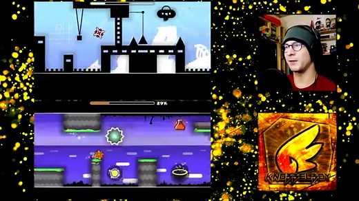 Knobbelboy vs EVW ~ Geometry Dash RACE / A LOT ON THE LINE!!!