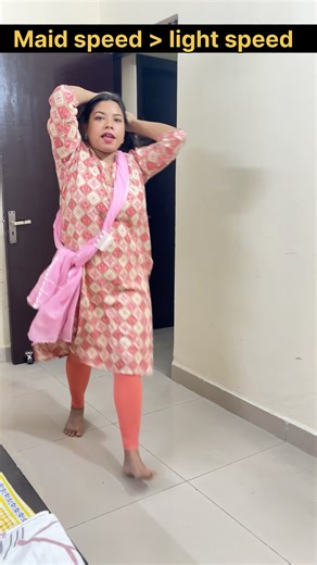 superfast maid 😮 kya apki maid bhi aisa Karti h | #shorts #viral