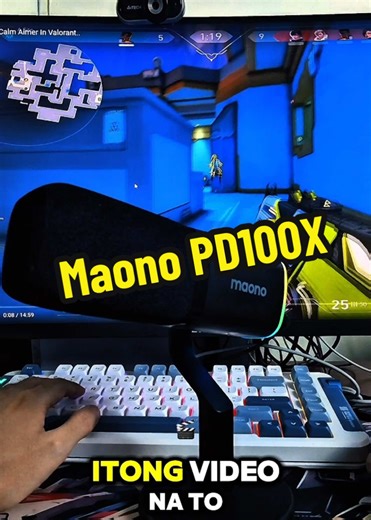 🔥Best Mic For Gaming & Content Creation🔥 #techyouknow #internetmicrophone #maono #maonodgm20 @Maono Philippines