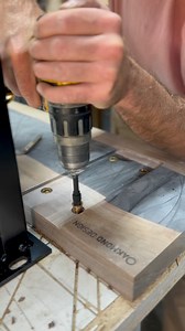 Inlaying a mounting plate for an entryway table! 🔩 | Oakmond Design