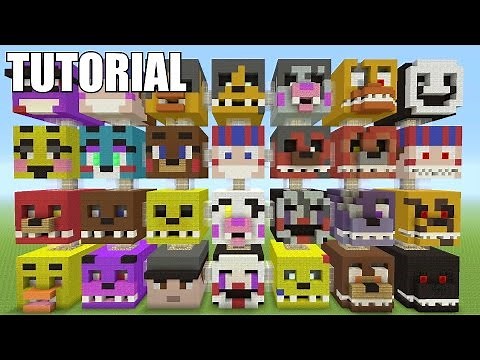 Minecraft Tutorial: How To Make A FIVE NIGHTS AT FREDDY'S!! Survival House/Apartment PART 4 (ASH#45)
