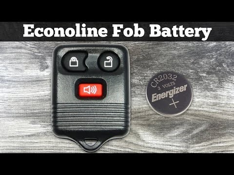 How To Change Ford Econoline Key Fob Battery 1999 - 2010 Replace E-150 Replacement Remote Batteries