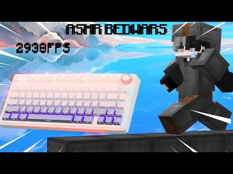 ASMR BEDWARS Creamy Keyboard + Mouse Sounds | AgeraPvP