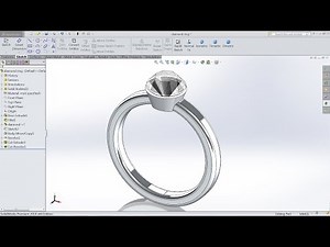 SolidWorks tutorial Diamond Ring