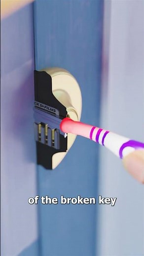 How To Remove A Broken Key From A Lock 🤔