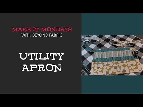 Utility Apron - How to Make a Waist Apron with Pockets