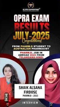 How Alsana Cleared OPRA Exam 2025 | Top KAPS & OPRA Coaching Review | Elite Expertise