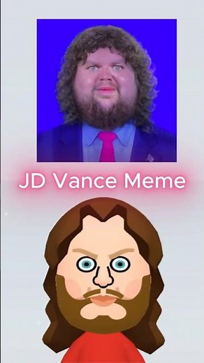 How to Make a JD Vance Meme Mii on Nintendo Switch #tutorial