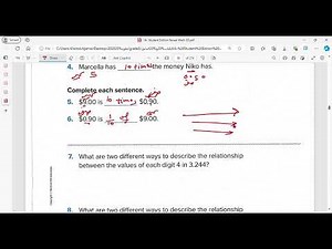reveal math grade 5 lesson 3- 2 Extend place value to decimals