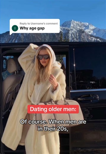 Replying to @Username Many of these issues that women are experiencing these days can be fixed if they start dating older wealthy men #agegap #datingrichmen #marryrich #hypergamydating #femininity