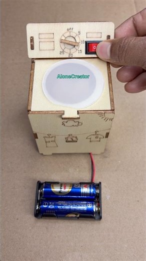 Can This DIY Gadget Clean My Clothes #innovation #scienceproject #washingmachine