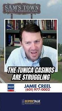 The Tunica, Mississippi casinos are struggling