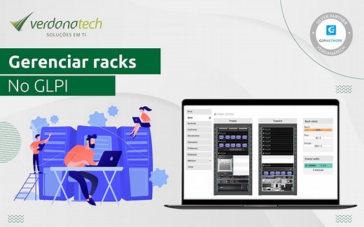 Gerenciar Racks de TI no GLPi #gataVerde
