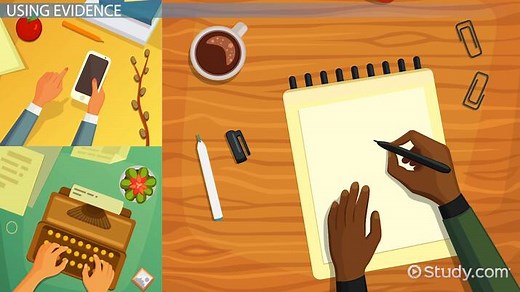 Drawing Evidence from Texts: Lesson for Kids