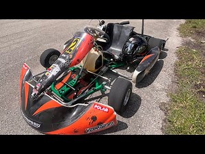 Race Kart with Ghost Predator 212 Engine Drive Around