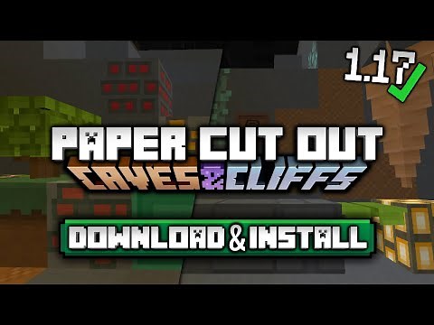 Paper Cut Out Texture Pack 1.21/1.20/1.19.4 Download & Install Tutorial