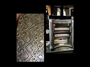 How to Etch Steel Texture Plates for the Durston Agile Rolling Mills