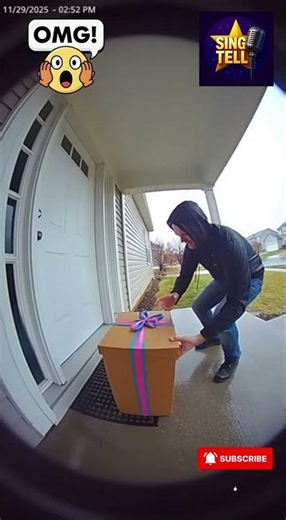 Instant Karma! Paint Bomb Blows Up on Package Thief 😳💥