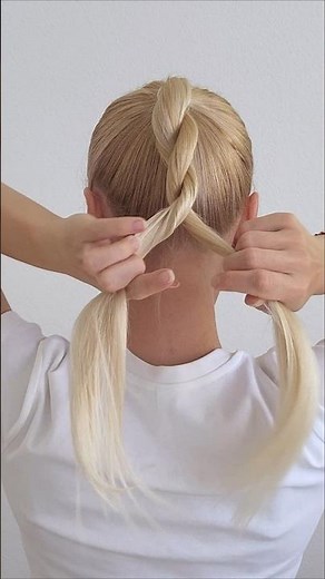 How to Rope Twist Braid Your Own Hair #ropetwist #ropebraid