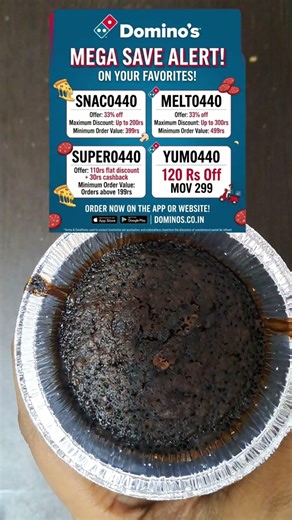 Domino's pizza 🍕 😋 coupon code today don't miss it 😋 👌