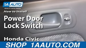 How To Replace Power Door Lock Switch 1996-2000 Honda Civic