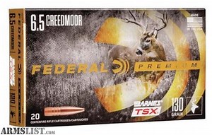 For Sale: FEDERAL CLASSIC HUNTER BARNES TSX 6.5 CR... near Washougal, Southwest Washington, WA : 15208995