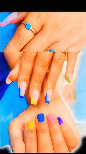 Colorful Nail Designs You Must Try! 💅✨ #nailart #rainbownails #trendynails