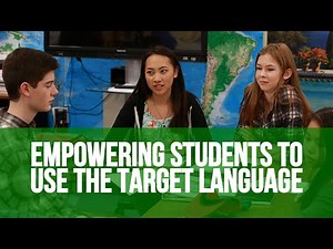 Empowering Student to Use the Target Language - Classroom Vignette (TELL Project)