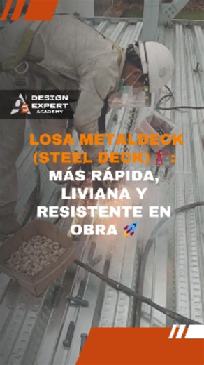 Design Expert on Instagram: "Descubre cómo funciona la losa METALDECK: una lámina colaborante de acero + concreto que trabajan en conjunto para formar una losa estructural práctica. ✅ Menos formaleta, montaje rápido, obra más limpia y excelente relación peso–resistencia. Ideal para edificios, ampliaciones y proyectos donde el tiempo manda. #metaldeck #steeldeck #construcción #ingenieriacivil #estructuras"