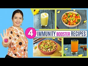 4 CHAAT and BEVERAGES - Immunity Booster Recipe | CookWithNisha